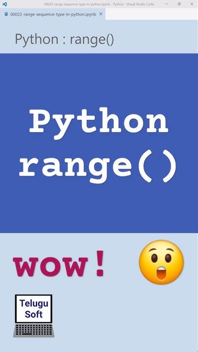 range function in python telugu shorts python coding telugu youtube