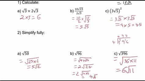 Rules Of Surds And Simplifying Surds Youtube