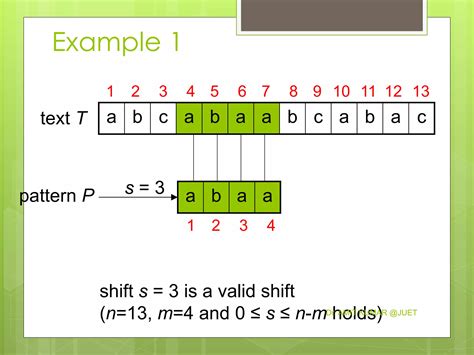 String Matching Naive Ppt