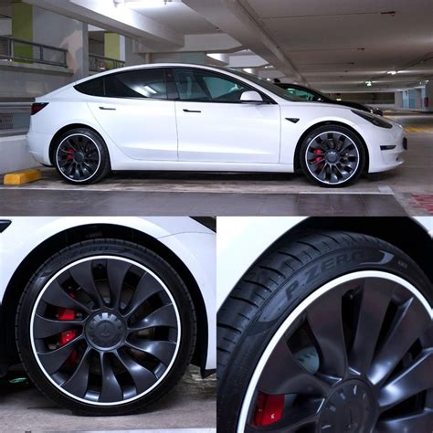 Tyre Wheel Rim Protector White Ring Aluminium Metal Alloy Car