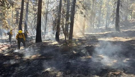 Davis Fire Crews To Patrol Containment Lines 5 824 Acres 92