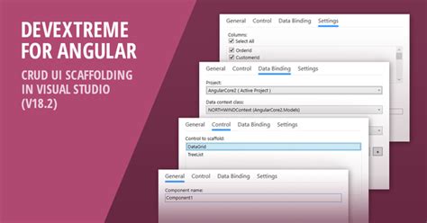 DevExtreme For Angular CRUD UI Scaffolding Wizard In Visual Studio V18 2