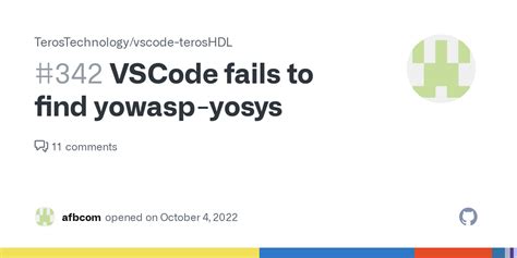 VSCode Fails To Find Yowasp Yosys Issue 342 TerosTechnology Vscode
