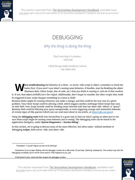 Debugging Server Section Pdf Debugging Software Development