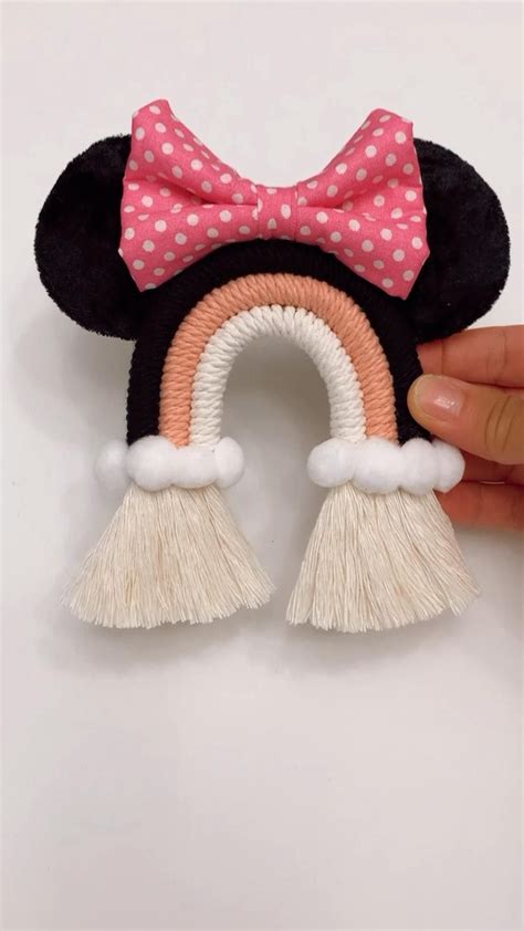 Macrame Mickey Mouse Ears Artofit