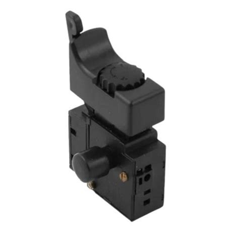 Black 76x44x32 Mm 250 Volt Plastic Electrical Control Trigger Switch At