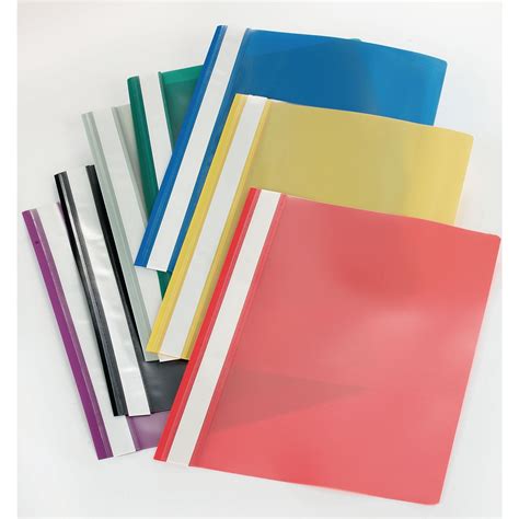 Assignment Folders Plastic Colored Plastic Folders 12 Pack