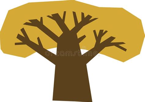 Autumn Tree Paper Cut Stock Vector Illustration Of Trunk 381687254