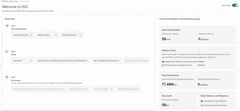 Data Security Center Free Edition Instance Data Security Center