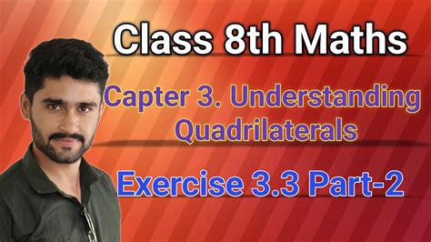 Class 8th Maths Exercise 3 3 Part 2 Class 8 Maths Chapter 3