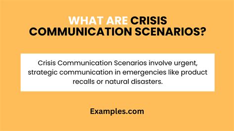 14 Crisis Communication Scenario Examples