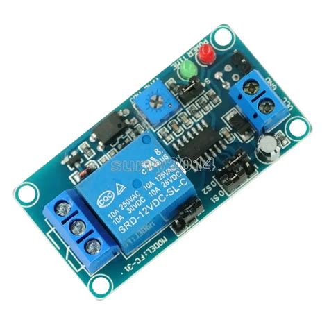 High Quality Delay Relay Delay Turn On Delay Turn Off Switch Module With Timer Dc 12v For