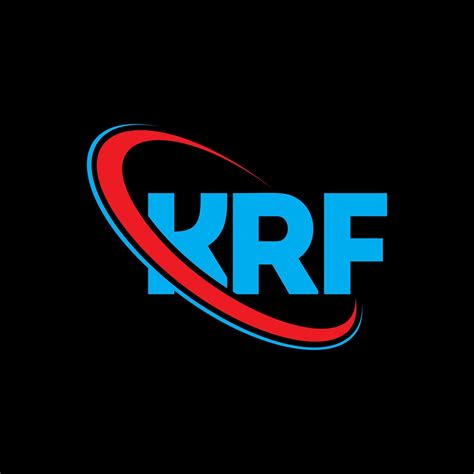 KRF Logo KRF Letter KRF Letter Logo Design Initials KRF Logo Linked With Circle And Uppercase