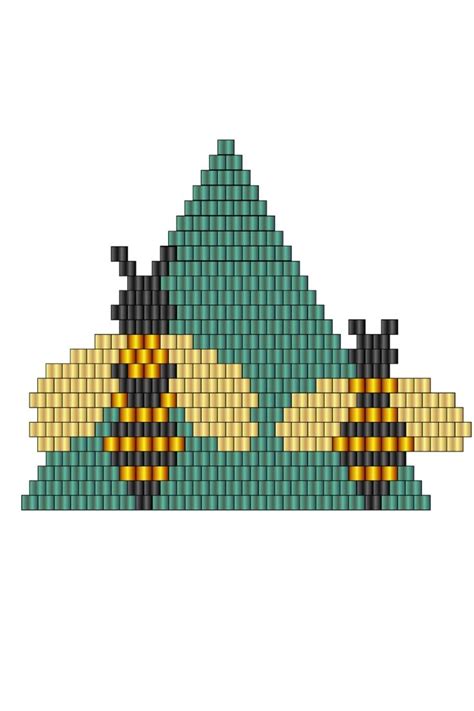 Bee Brick Stitch Pattern