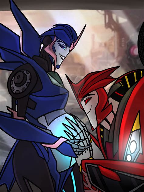Tfp Arcee X Knock Out Expecting By Melspyrose On Deviantart