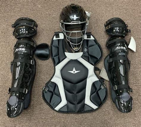 Evoshield Pro Srz Adult 16 Baseball Catchers Gear Set Charcoal Grey