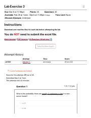 Lab Exercise 3 SCM 300 Pdf Lab Exercise 3 Due Mar 6 At 11 59pm Points 25 Questions 20