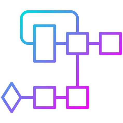 Flowchart Generic Gradient Icon