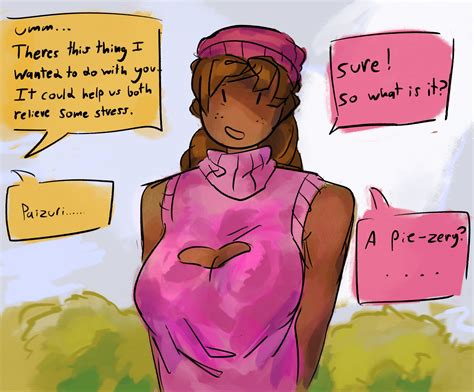 Rule 34 Asking For Sex Beanie Big Breasts Block Tales Breasts Brown Skin Cleavage Cleavage