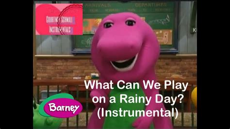 Barney What Can We Play On A Rainy Day Instrumental Youtube