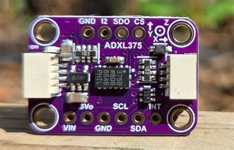 Adxl375 Accelerometer With Raspberry Pi Pico And Micropython