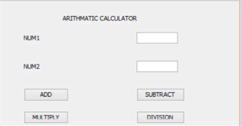 Arithmetic Calculator Java