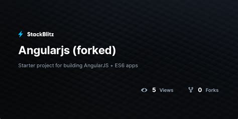 Angularjs Forked Stackblitz Angularjs Forked Stackblitz