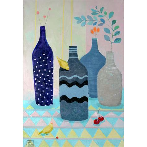 Купить картину Натюрморт с желтыми птичками в Москве от художника Сергеева Александра