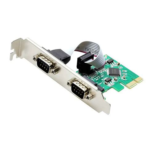 Great Q Port RS Serial Port To PCI E PCI Express Riser Card Adapter Converter PCIE