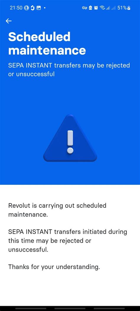 Scheduled Maintenance R Revolut