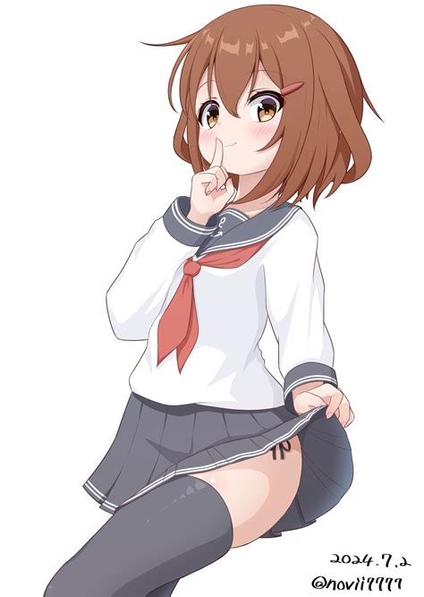 Ikazuchi Kantai Collection Drawn By Novii Danbooru