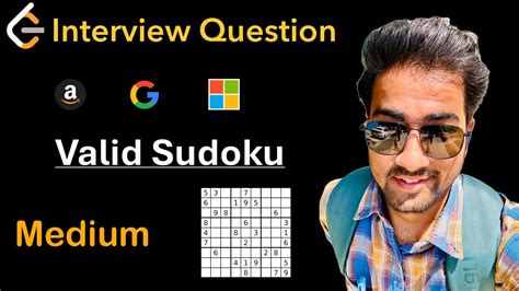 Valid Sudoku Leetcode 36 Dsa Until I Get Placed Youtube