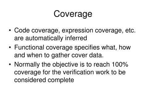 Ppt Functional Coverage Powerpoint Presentation Free Download Id3520540