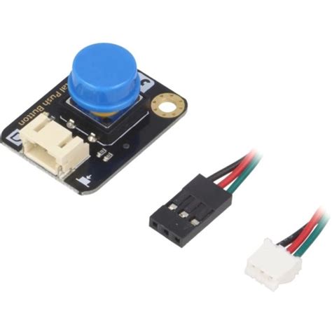 מודול לפיתוח dfrobot blue push button for arduino טלמיר אלקטרוניקה