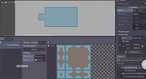 How To Paint Terrain For Auto Tile Of Tilemap Help Godot Forum