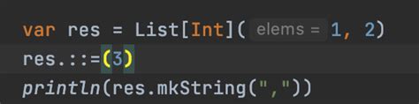 Scala List Why The Idea Prompts That Unused Expression Without Side