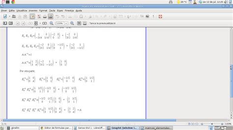 Editor De Fórmulas Para Matrices En Libreoffice El Blog De José Guerrero