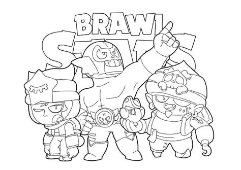Brawl Stars Coloring Pages Coloringpagesonly Com