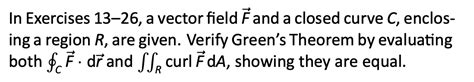 solved in exercises 13 26 a vector field f and a closed