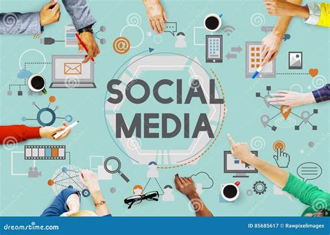 Social Media Social Networking Technology Innovation Concept Stock