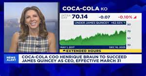 Coca Cola Coo Henrique Braun To Succeed James Quincey As Ceo In March