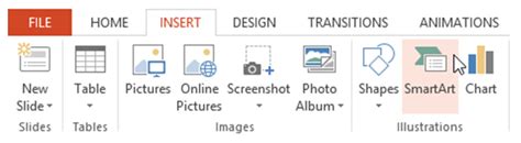 Inserting SmartArt Graphics SmileTemplates Com