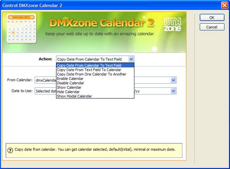 Dmxzone Calendar 2 Extensions Dmxzonecom