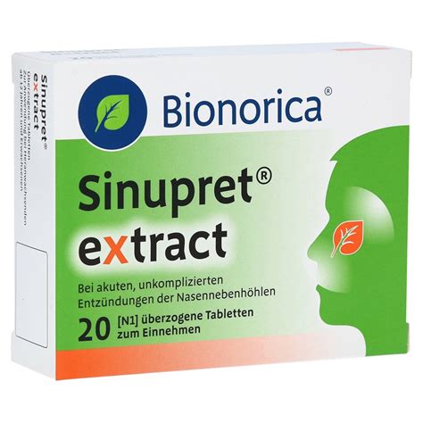 Erfahrungen zu SINUPRET extract überzogene Tabletten 20 Stück N1 ...