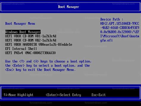 Acceder A La Configuración Uefi En Virtualbox