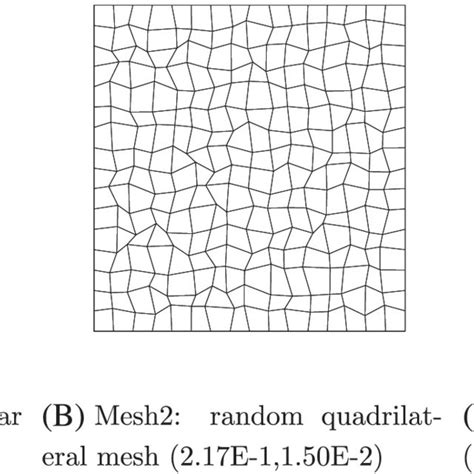 Samples Of The Meshes Each Mesh Has 5 Successive Mesh Levels And The Download Scientific