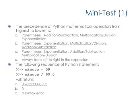 Csc1018f Intermediate Python Tutorial Ppt Download