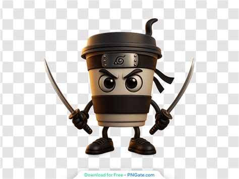 Personaje De Dibujos Animados Ninja Capuchino Asesino Png Gratis Pngate