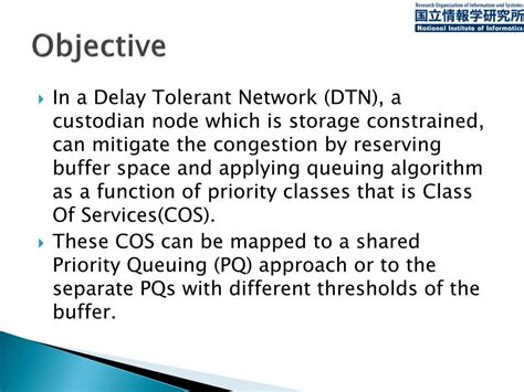 Ppt Storage Routing Based Congestion Control In Delay Tolerant