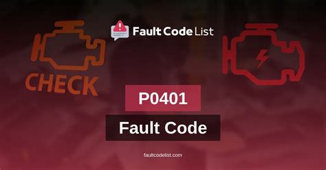 P0401 Fault Code Fault Code